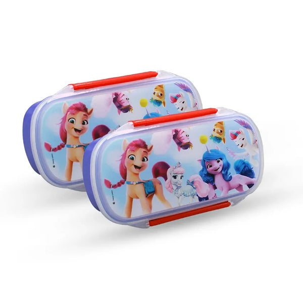 Bento Lunch Box Model-2 2 pcs set - 600ml With Sticker – Appollo Store