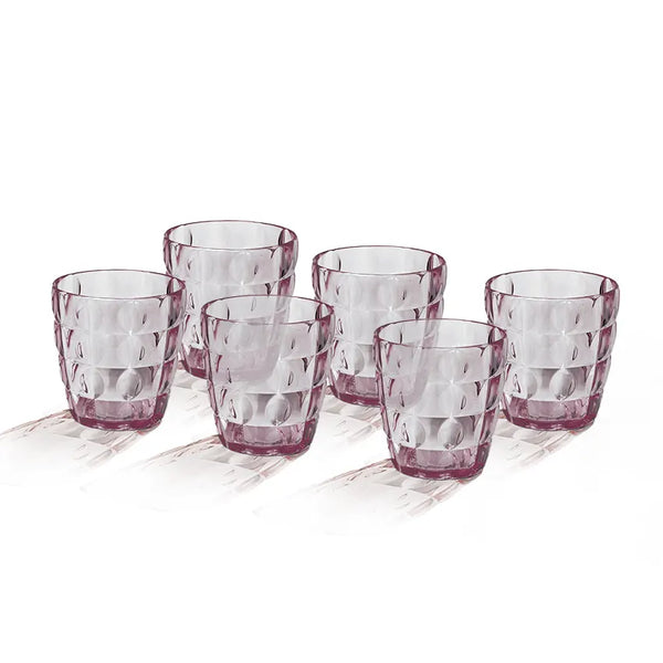 Real Acrylic Glass Model-1 6 Pcs Set 400ML – Appollo Store